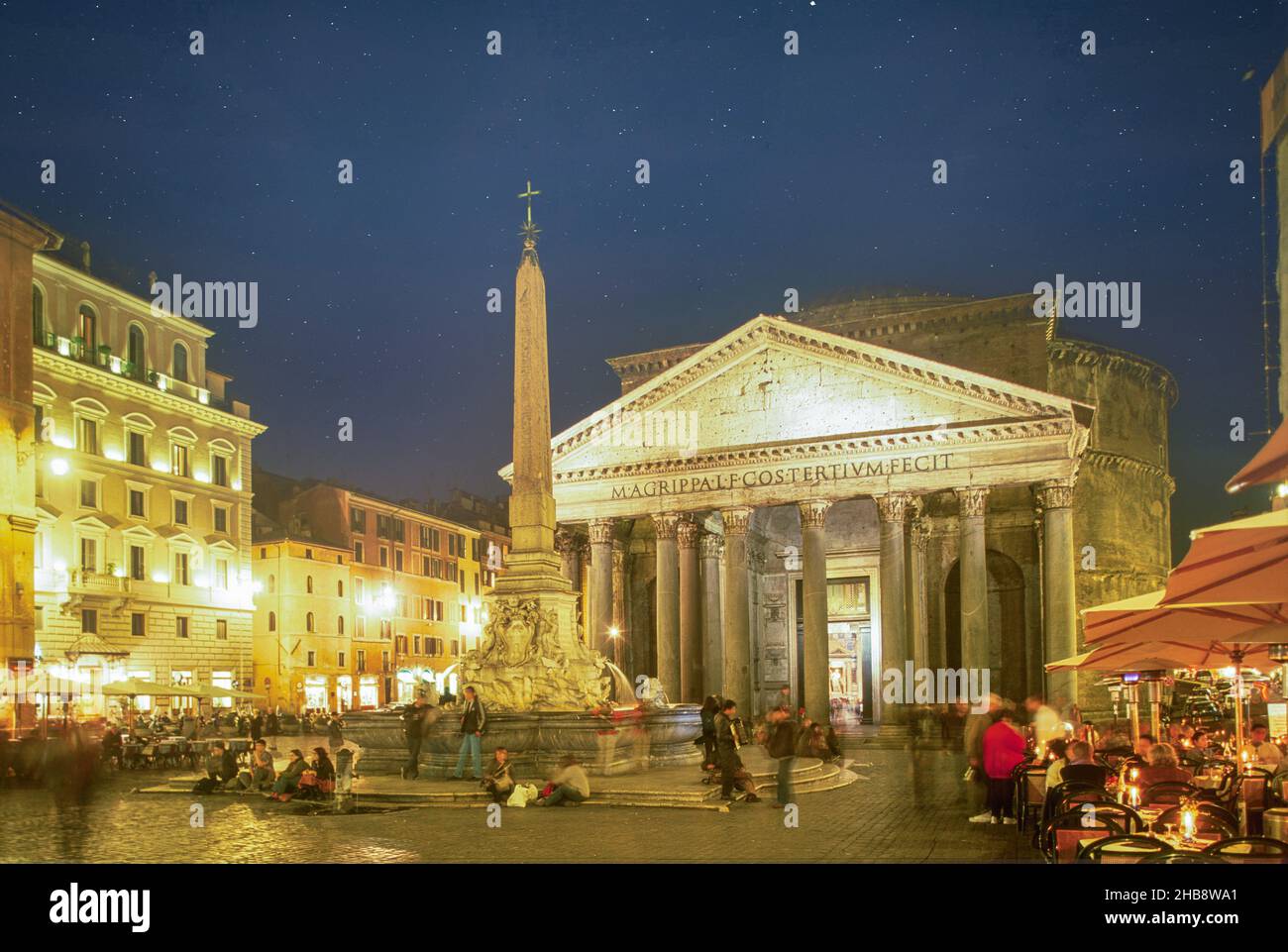 Italy, Rome, Obelisk in front of Pantheon Stock Photo - Alamy