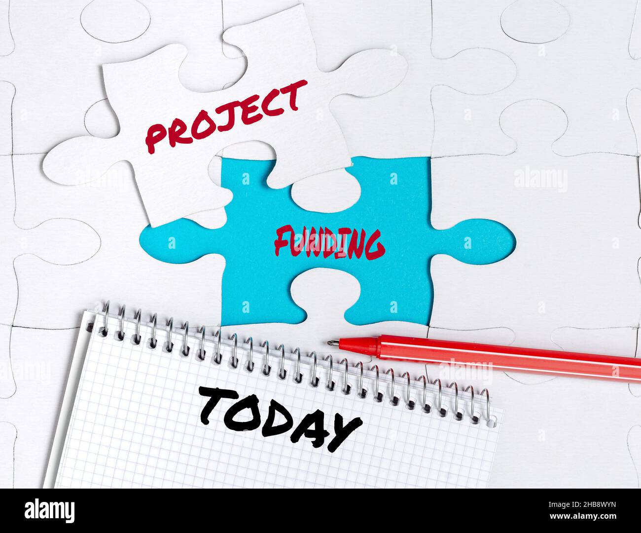 Text caption presenting Project Funding. Conceptual photo paying for ...