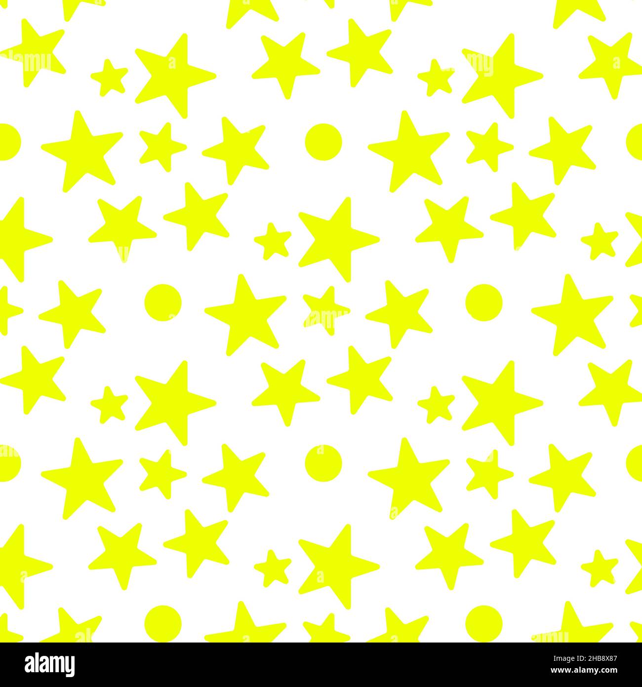 Vector illustration of pattern background with yellow star icon set ...