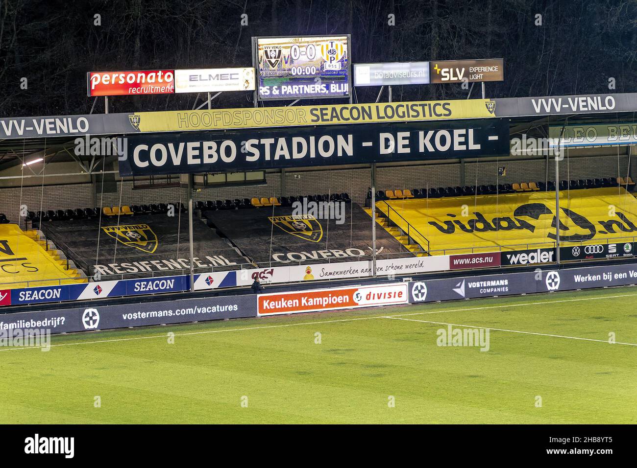 VENLO, 17-12-2021, Stadion De Koel, Stadium of VVV Venlo, Dutch ...