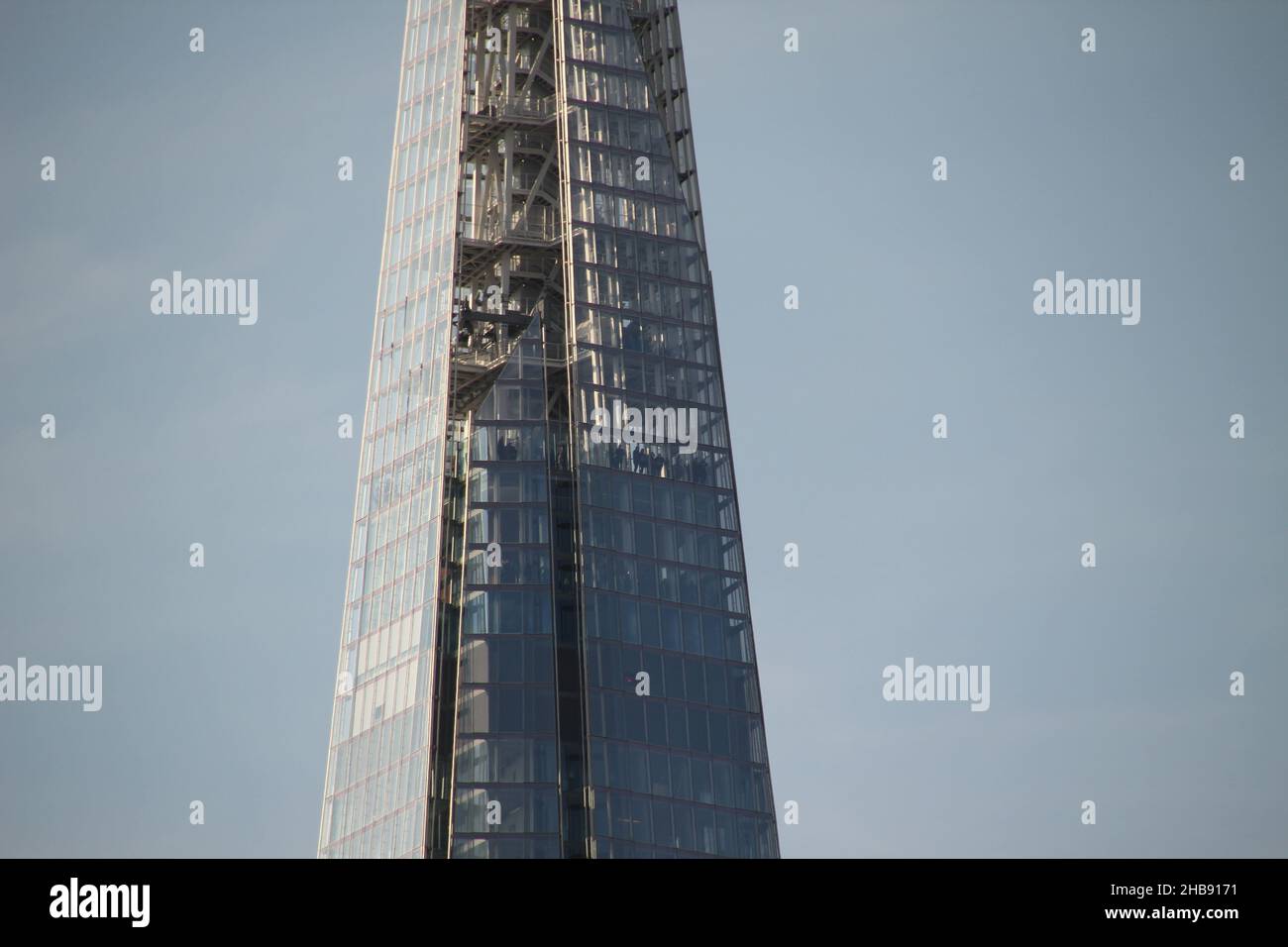LONDON, UNITED KINGDOM - Apr 06, 2013: A tall glass building in London ...