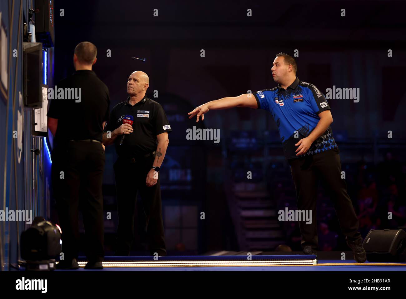 17th December 2021; Alexandra Palace, London, England: The William Hill World Darts Tournament ...