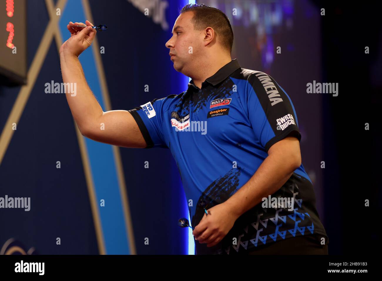 17th December 2021; Alexandra Palace, London, England: The William Hill World Darts Tournament ...
