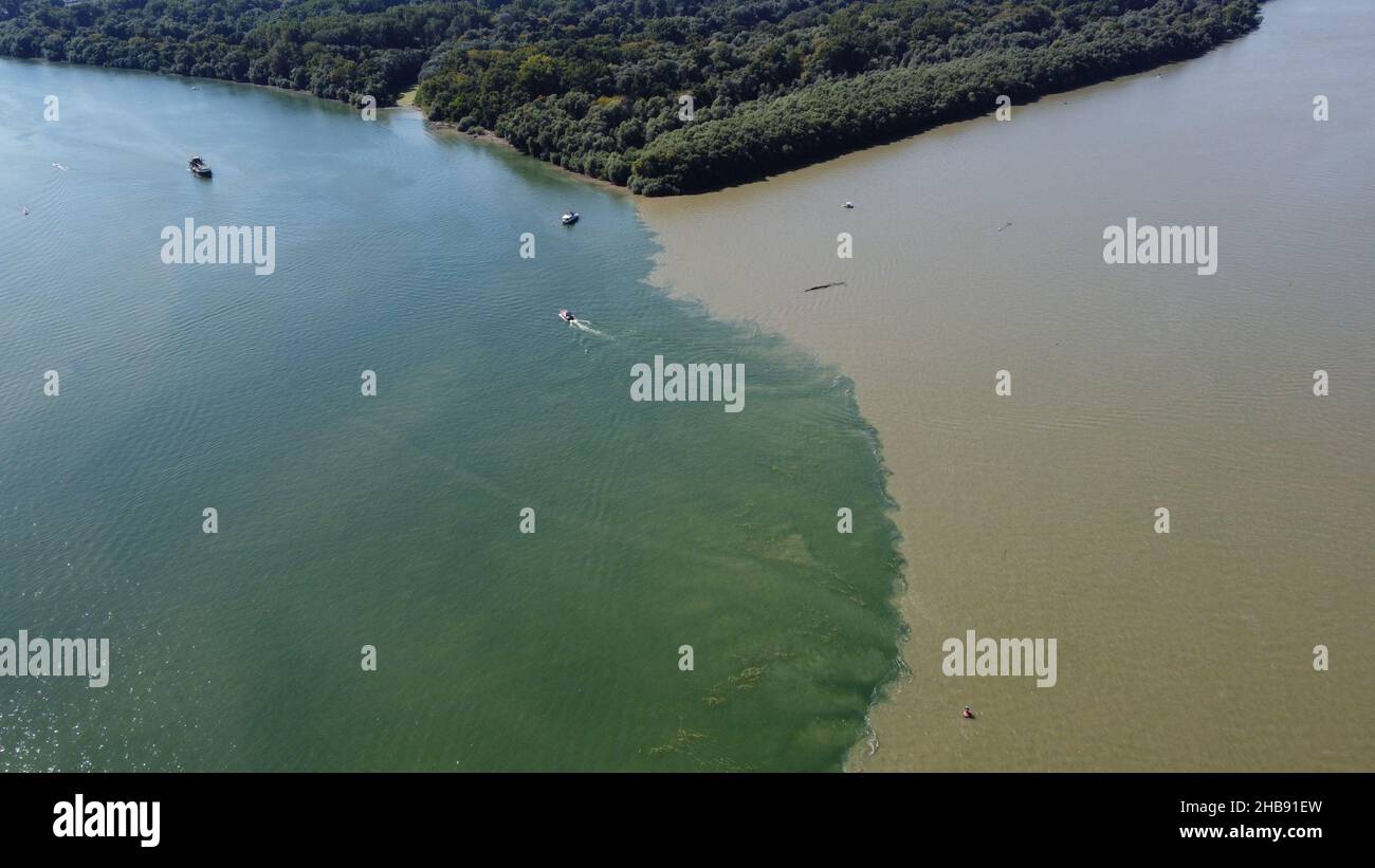 Danube and Sava Rivers Stock Photo - Alamy