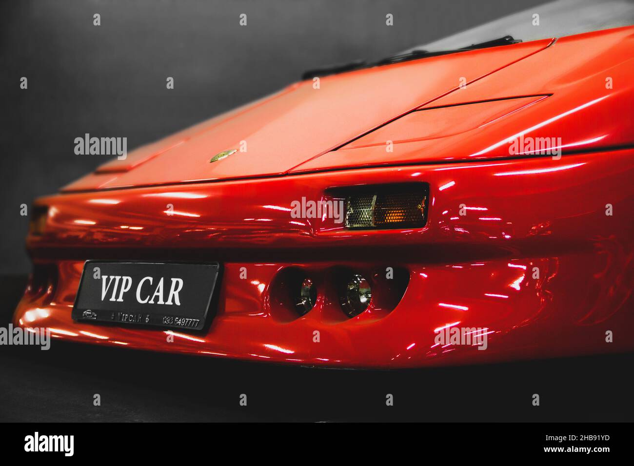 Kiev, Ukraine - May 22, 2021: The front of the car Lamborghini Diablo ...