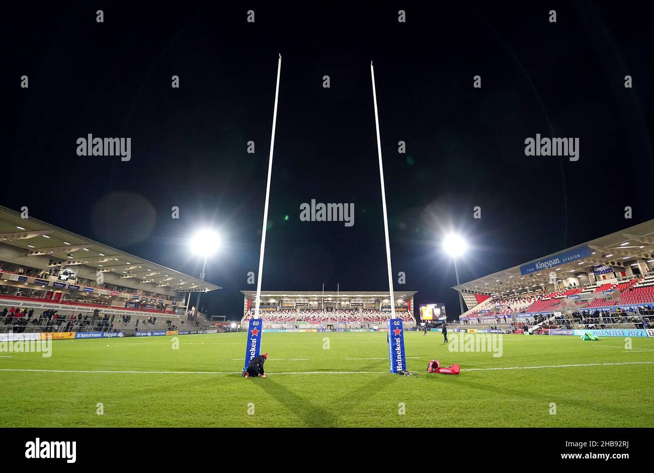 General view from inside the ground before the Heineken Champions Cup ...