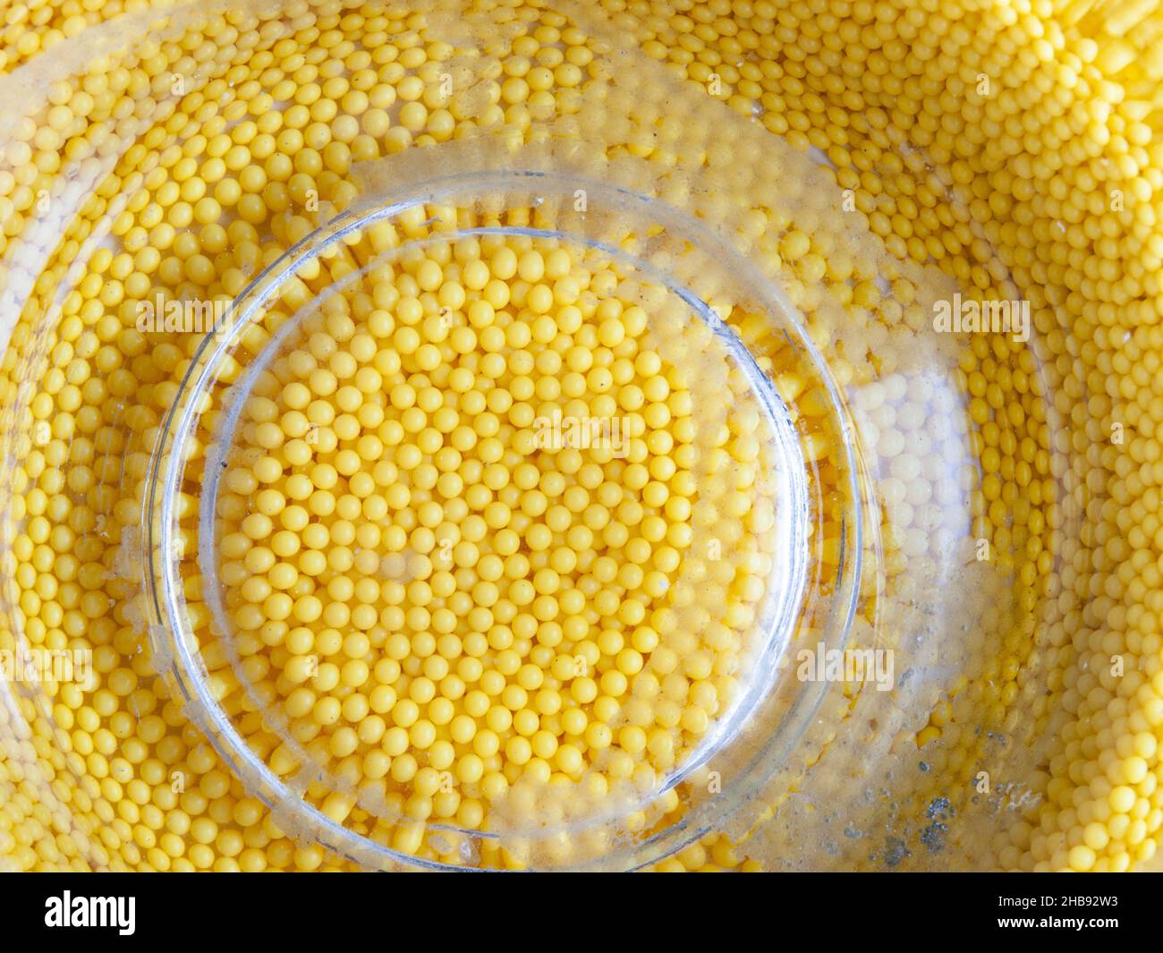 Colorful plastic beads. Microplastics. Industrial plastic Stock Photo ...