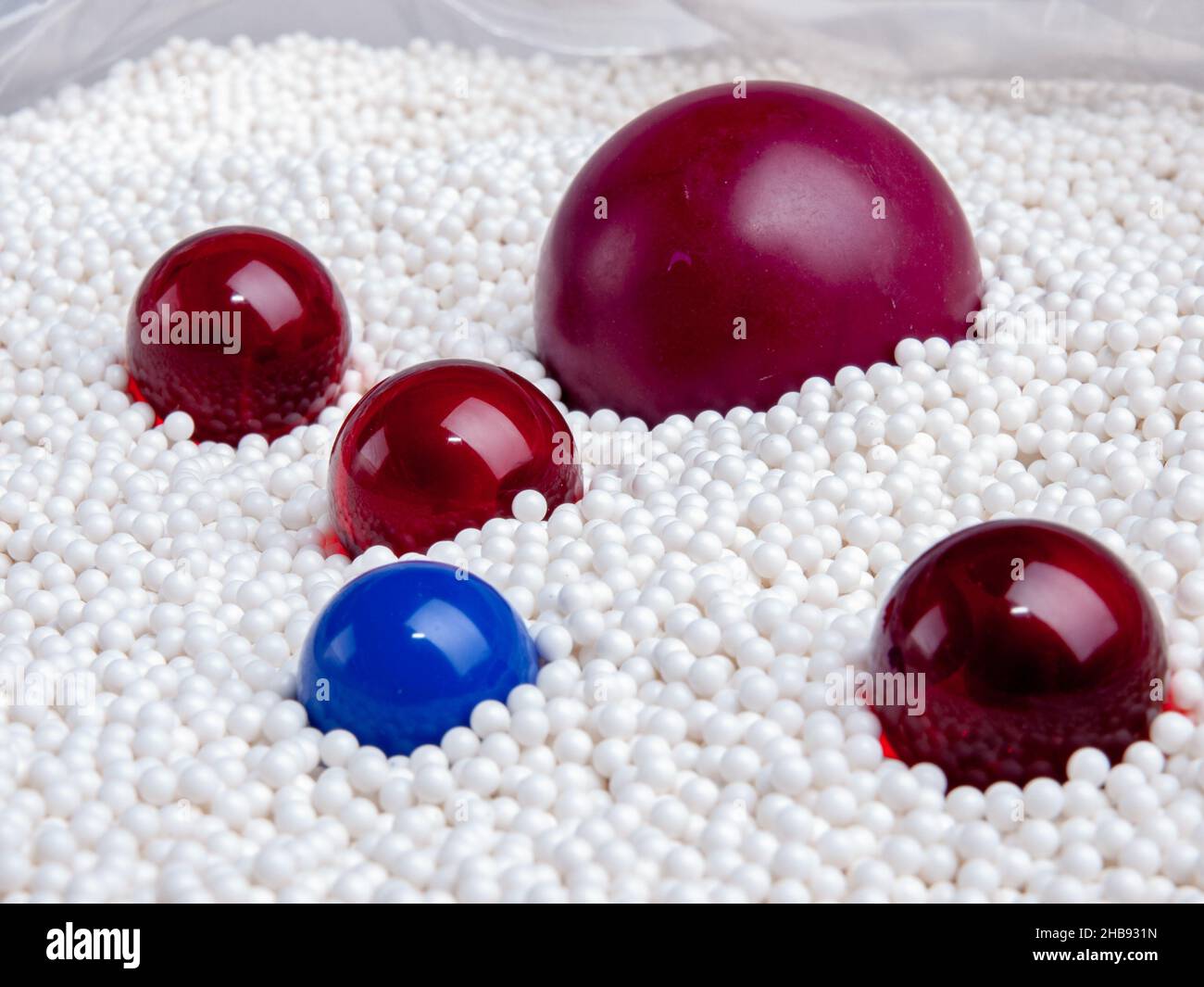 Colorful plastic beads. Microplastics. Industrial plastic Stock Photo ...