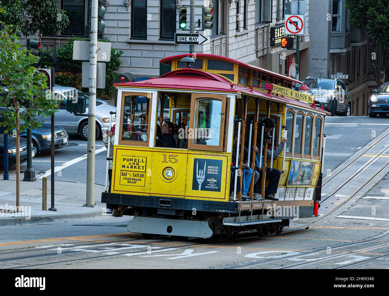 San Francisco Tram Stock Photo - Alamy