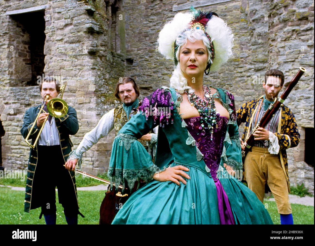 Mandy Rice-Davies at Ludlow Festival July 3rd 1986 Stock Photo - Alamy