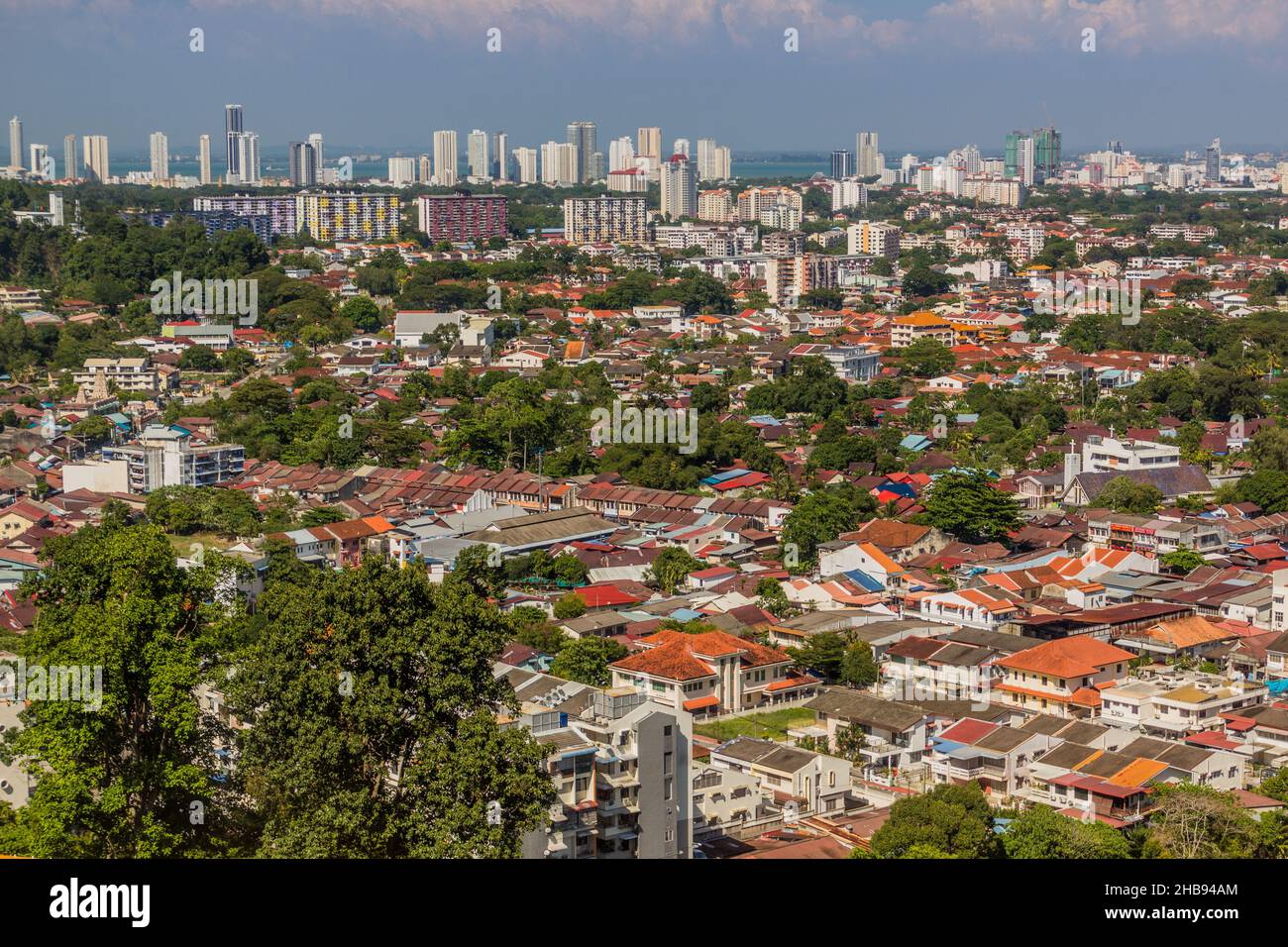 Aerial view of Penang, Malaysia Stock Photo - Alamy