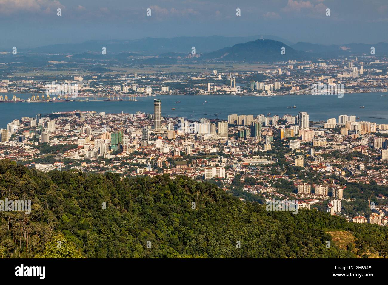 Aerial view of Penang, Malaysia Stock Photo - Alamy