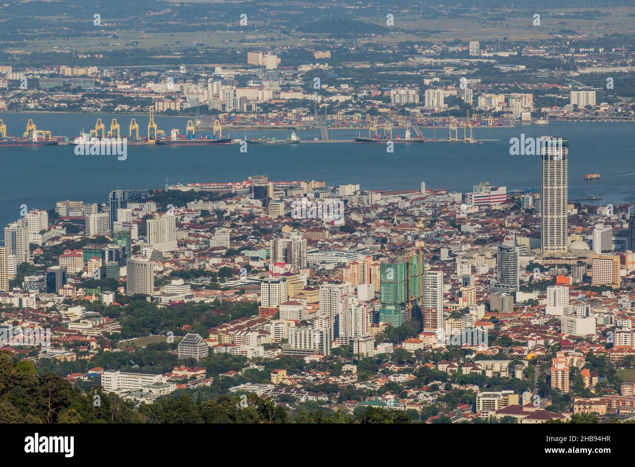 Aerial view of Penang, Malaysia Stock Photo - Alamy