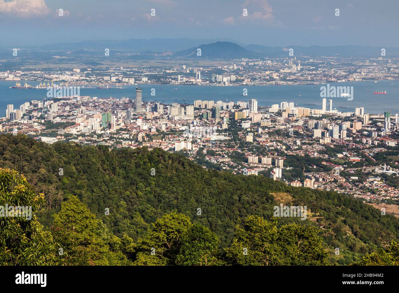 Aerial view of Penang, Malaysia Stock Photo - Alamy