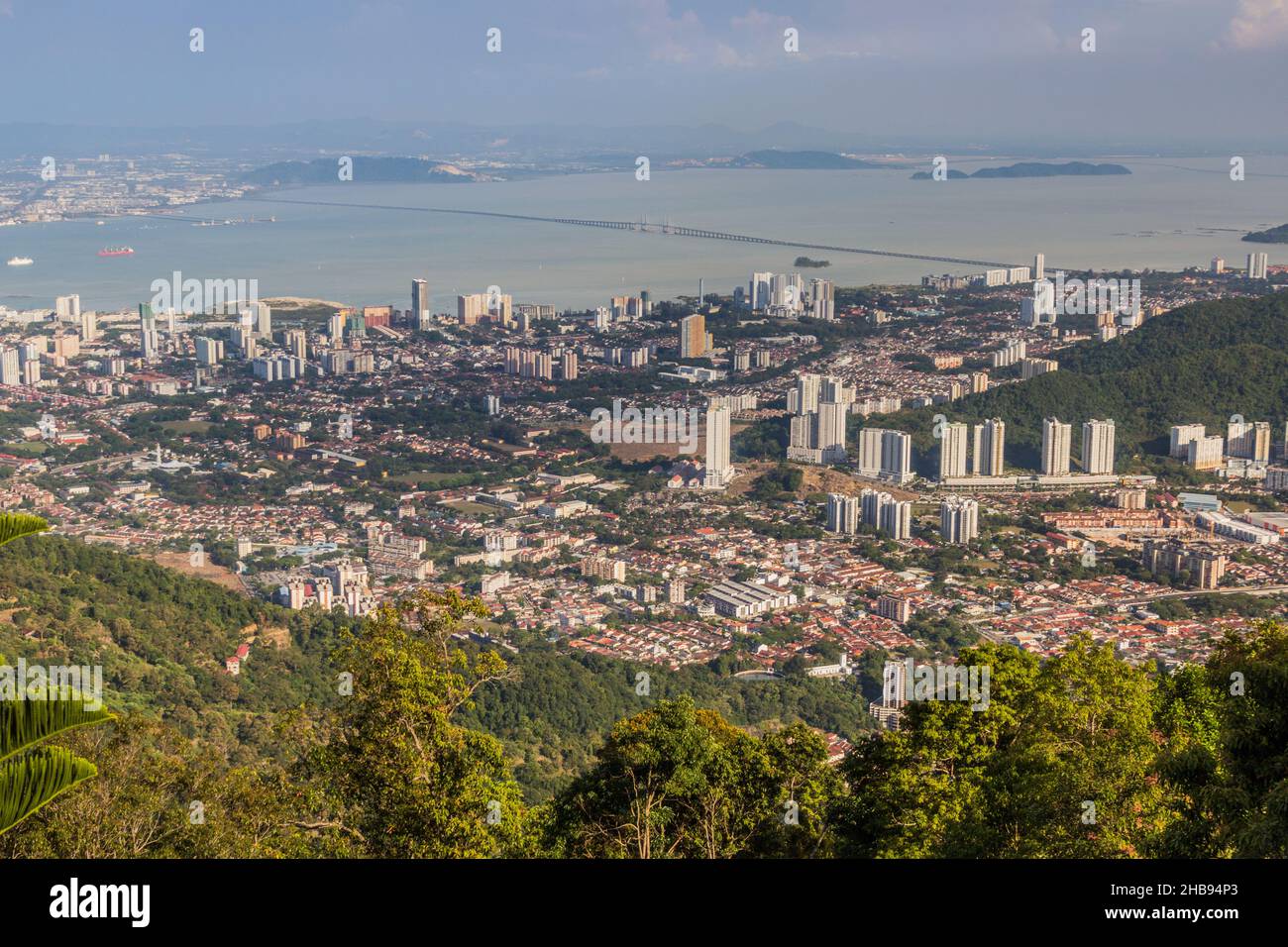 Aerial view of Penang, Malaysia Stock Photo - Alamy