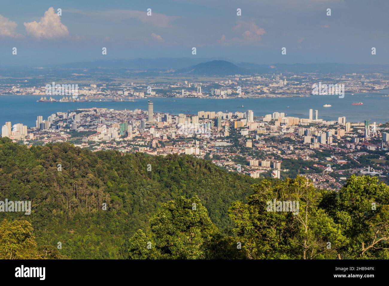 Aerial view of Penang, Malaysia Stock Photo - Alamy