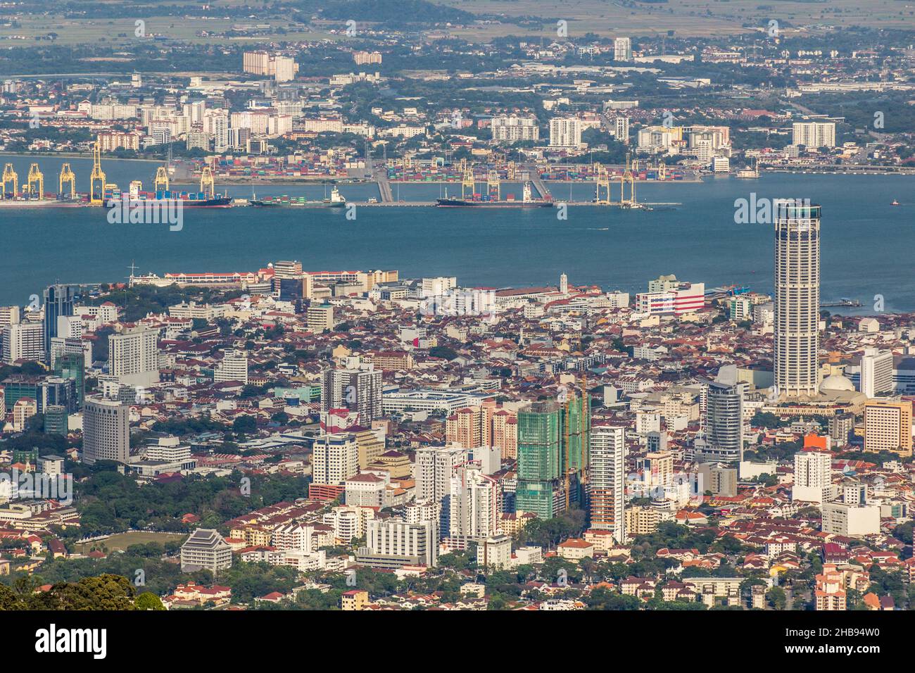 Aerial view of Penang, Malaysia Stock Photo - Alamy