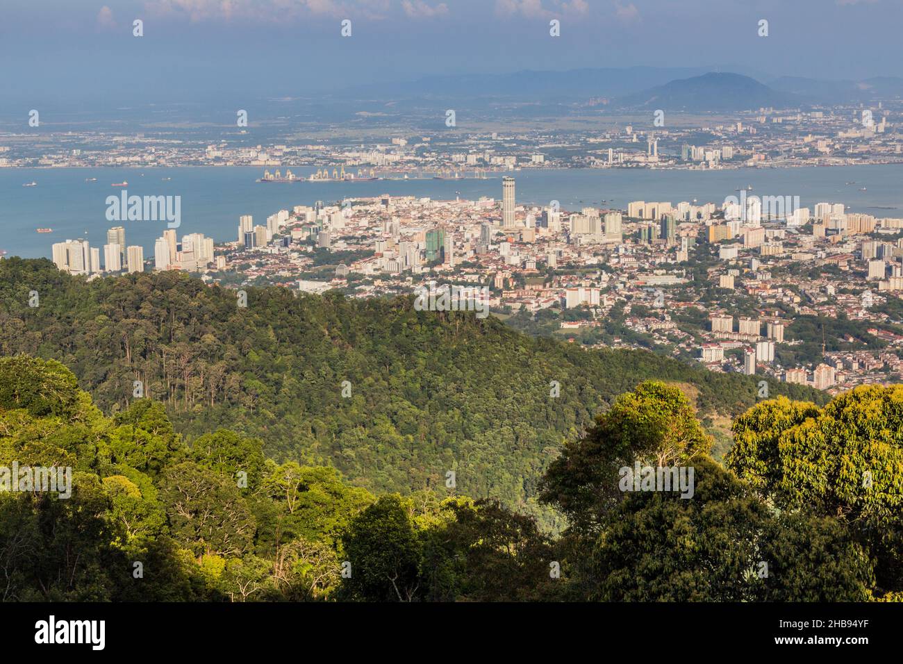 Aerial view of Penang, Malaysia Stock Photo - Alamy