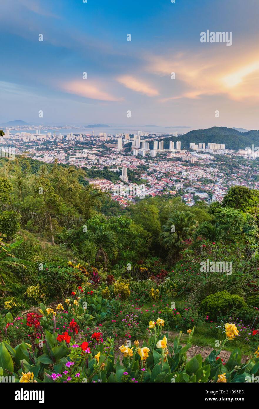 Georgetown penang aerial hi-res stock photography and images - Alamy
