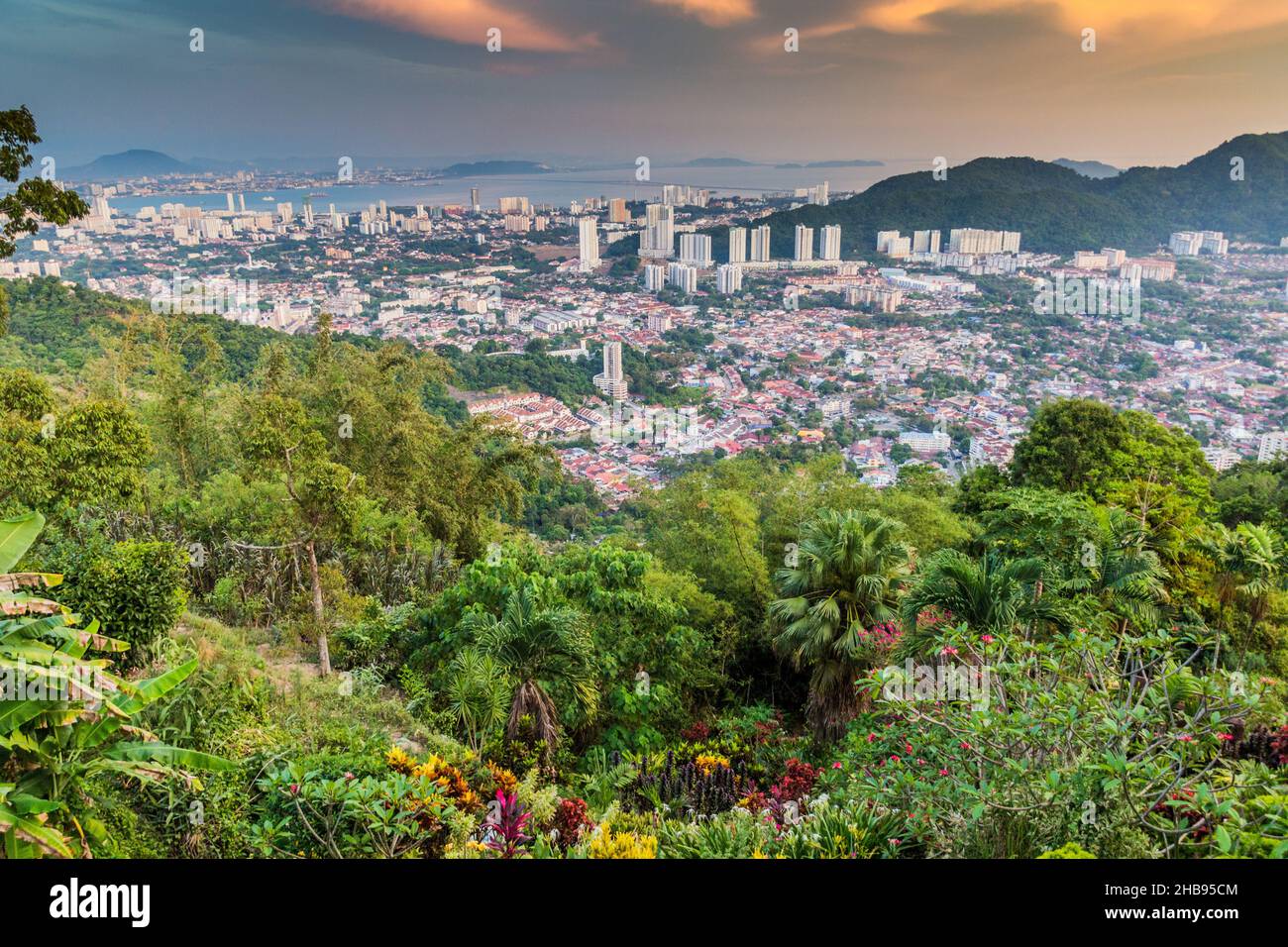 Aerial view of Penang, Malaysia Stock Photo - Alamy
