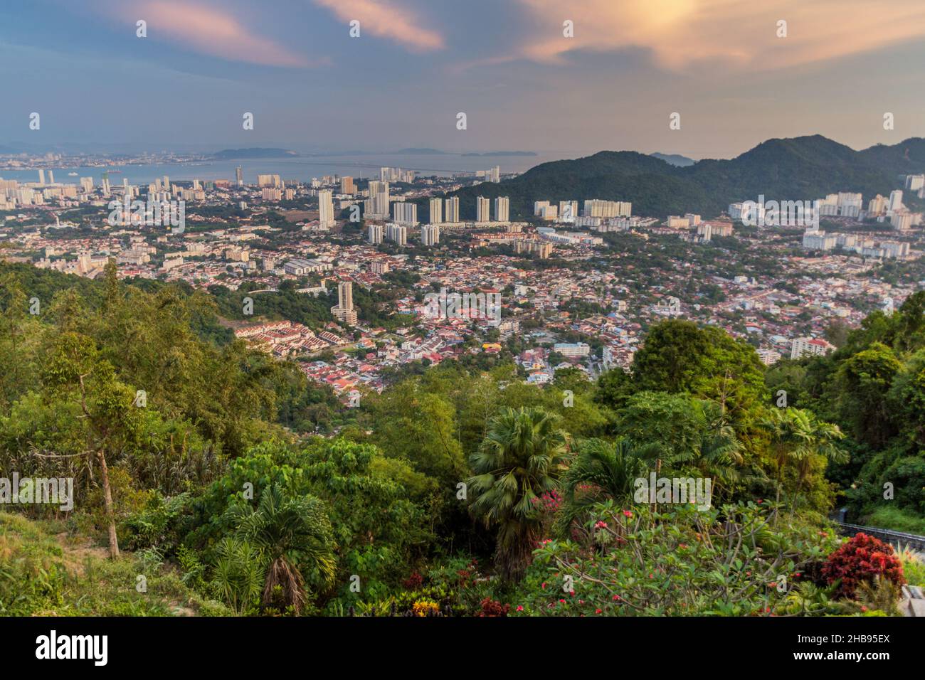 Aerial view of Penang, Malaysia Stock Photo - Alamy