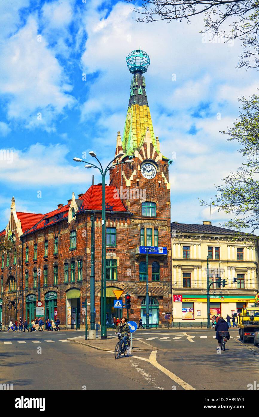 Poland, Cracow, Under Globe house Stock Photo - Alamy