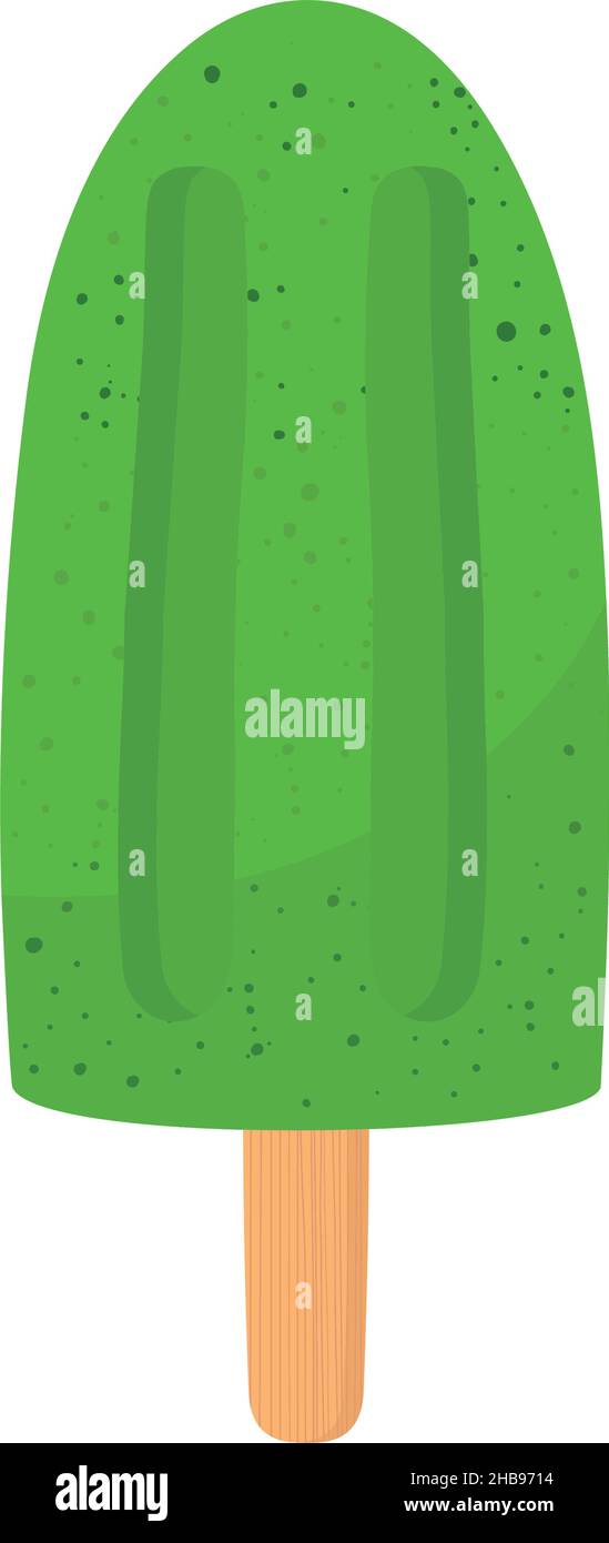 matcha ice cream Stock Vector Image & Art - Alamy