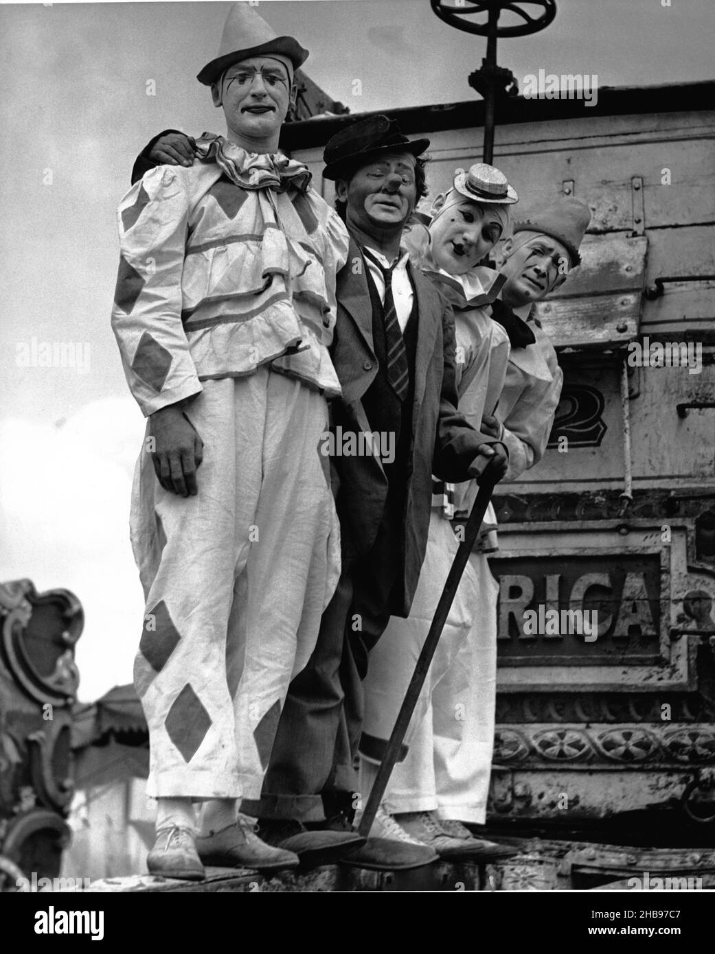 Tommy Ryan, Ceito Greiberg, Huffy Huffman, Horace Laird - Cole Bros ...