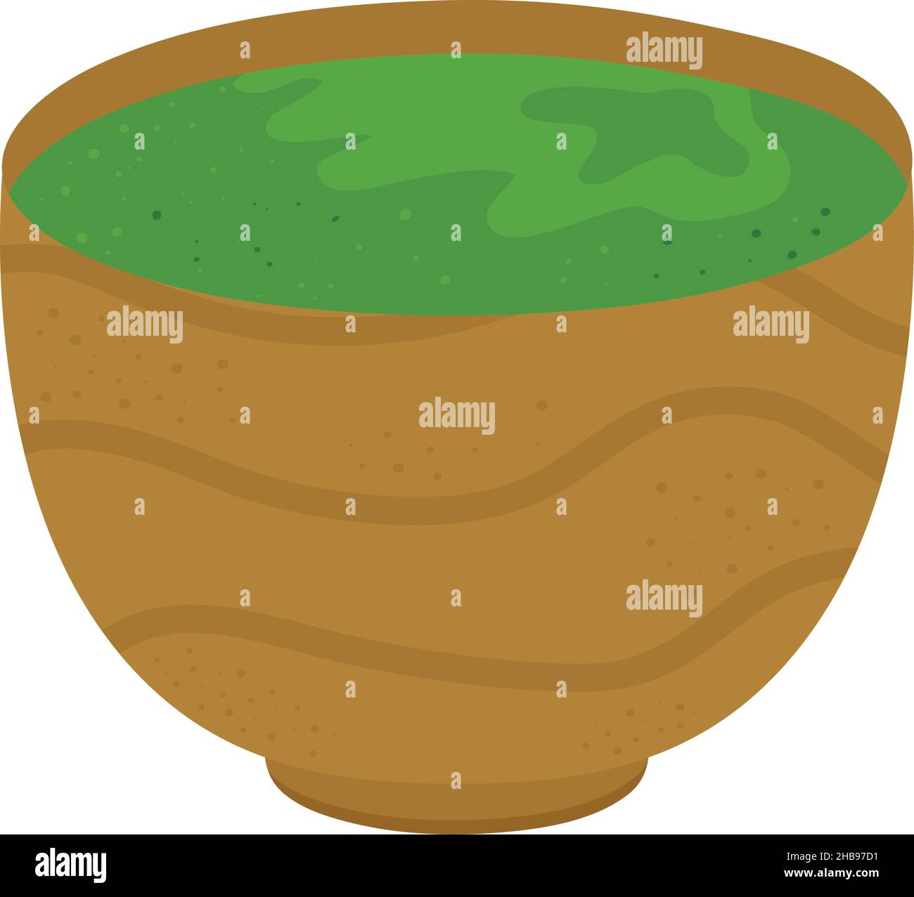 matcha tea in bowl Stock Vector Image & Art - Alamy