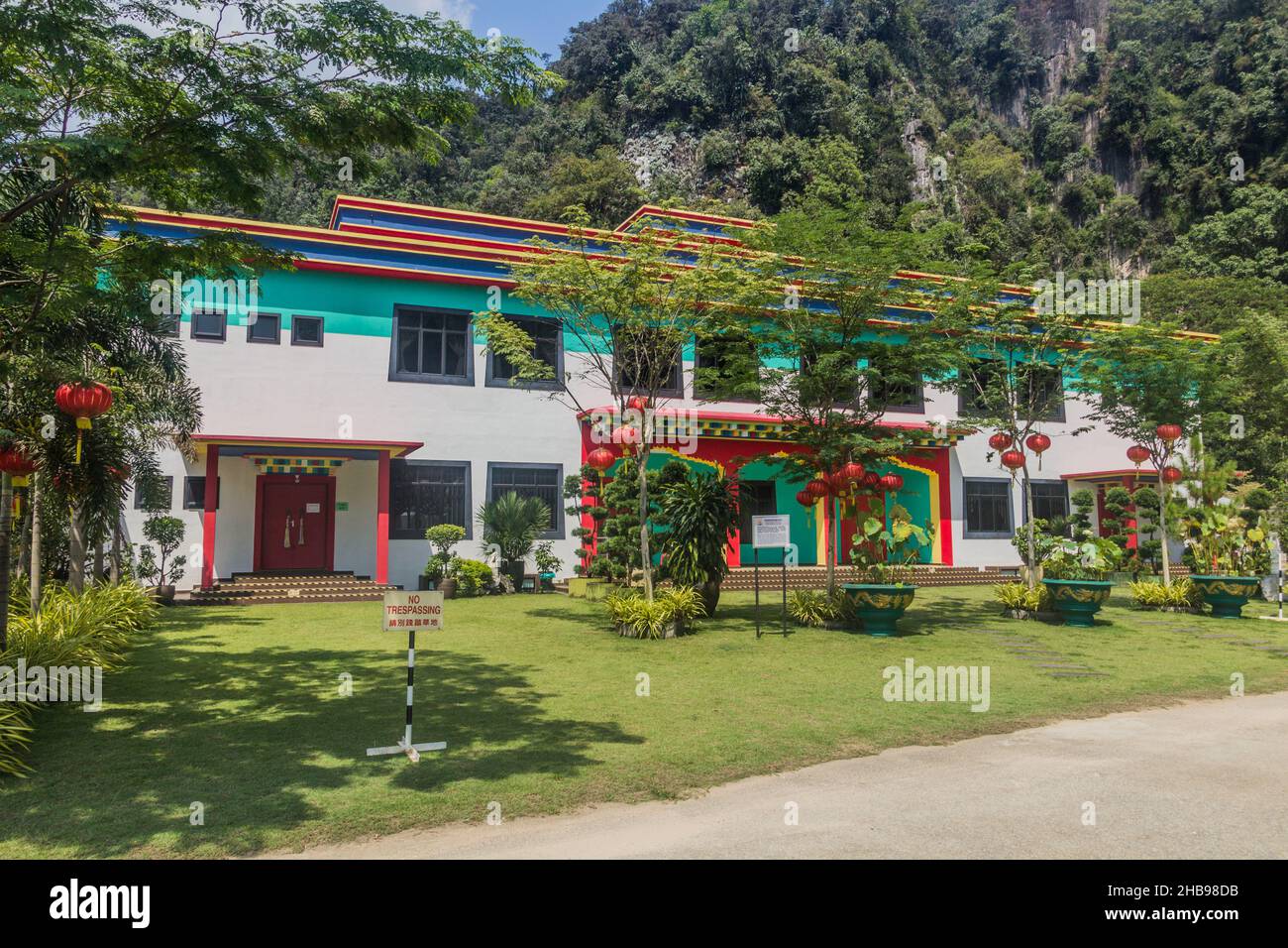 Dudjom New Treasure Buddhist Society building in Ipoh, Malaysia Stock ...