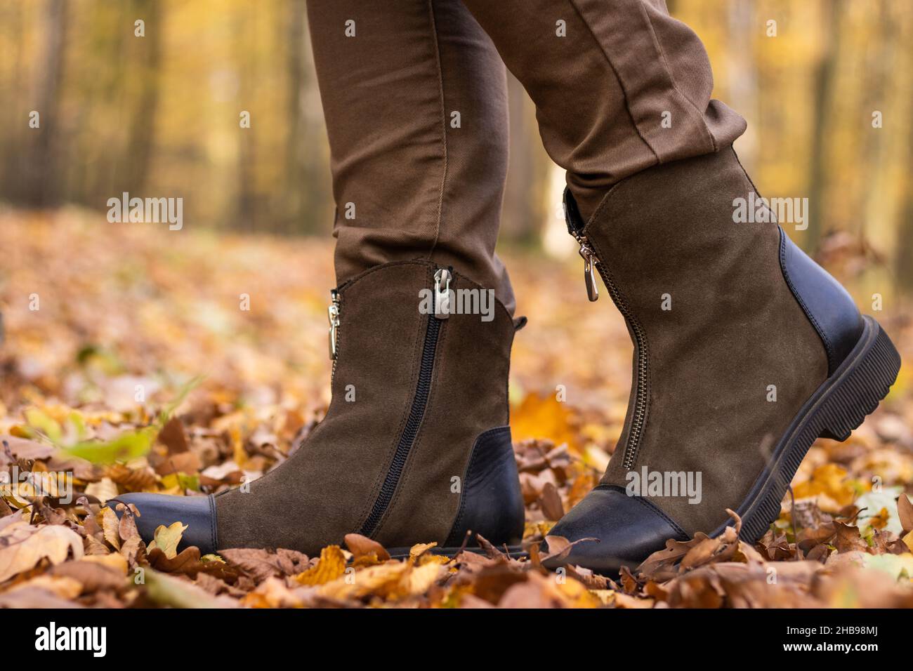 Legs Walking Side View