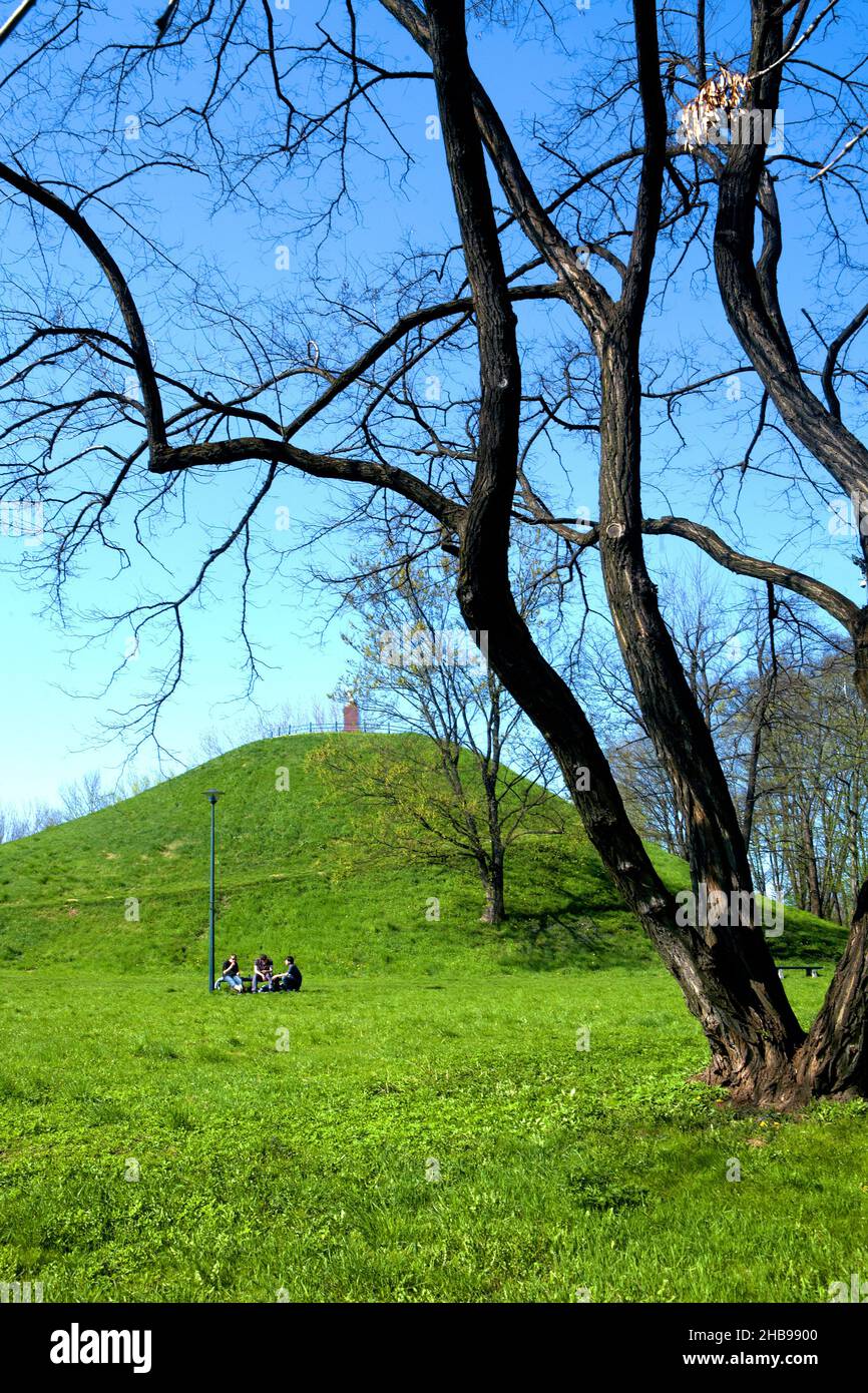 Poland, Cracow, Wanda mound Stock Photo - Alamy