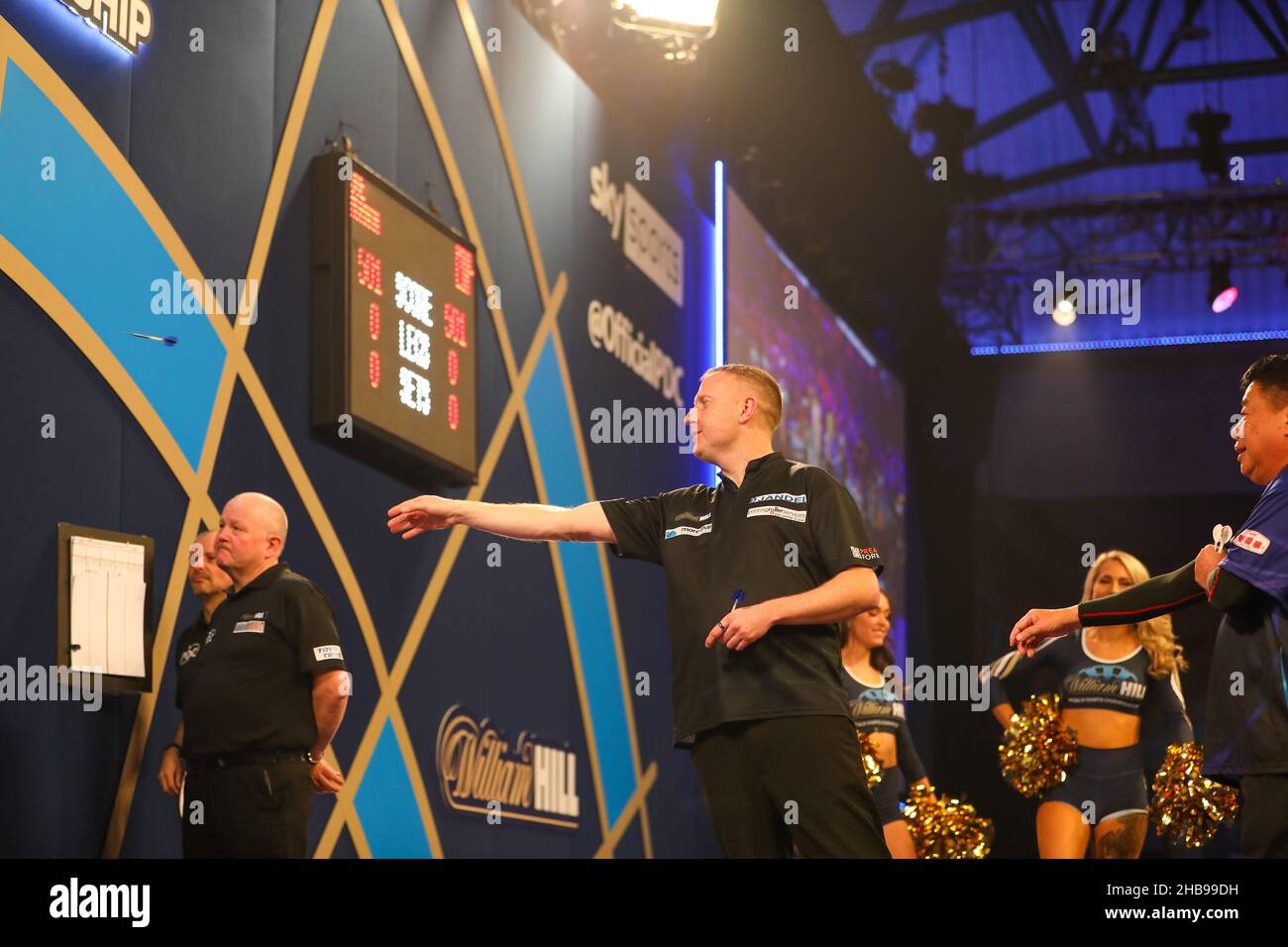 17th December 2021; Alexandra Palace, London, England: The William Hill World Darts Tournament ...