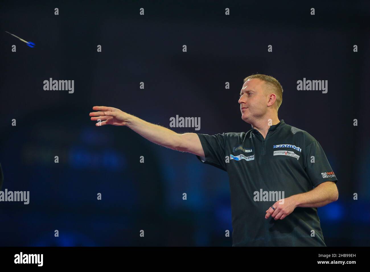 17th December 2021; Alexandra Palace, London, England: The William Hill World Darts Tournament ...