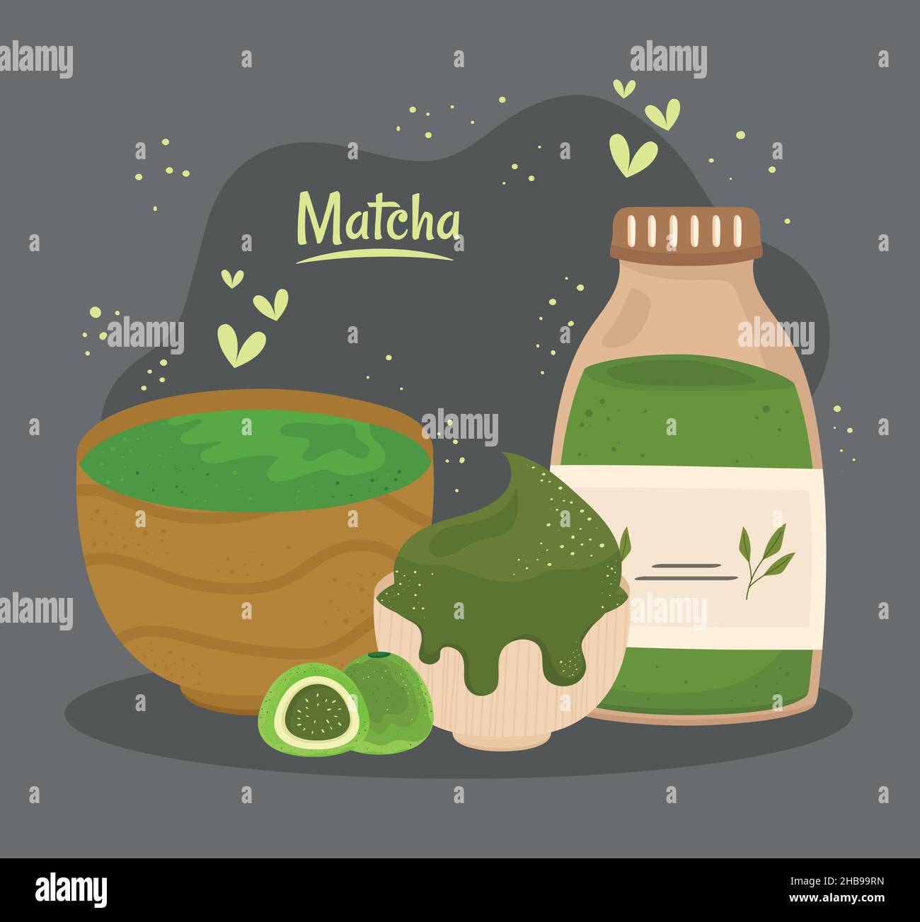 matcha tea presentations Stock Vector Image & Art - Alamy