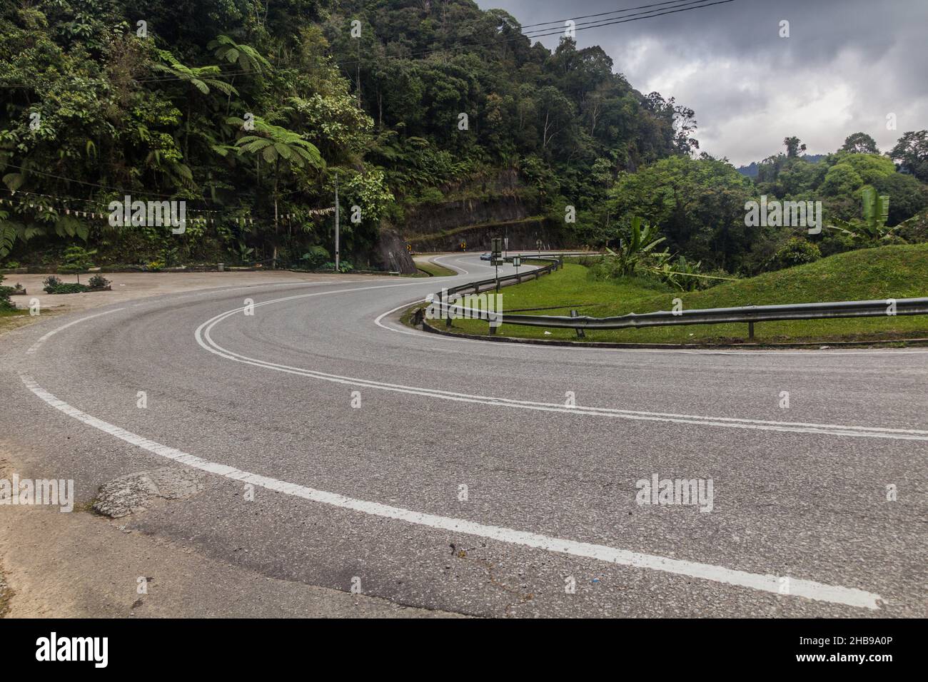 Mountain road in the Cameron Highlands, Malaysia Stock Photo - Alamy