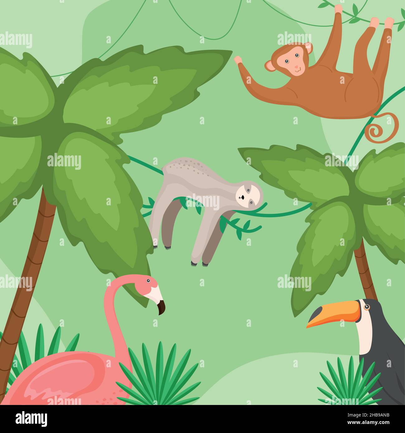 wildlife exotic animals Stock Vector Image & Art - Alamy