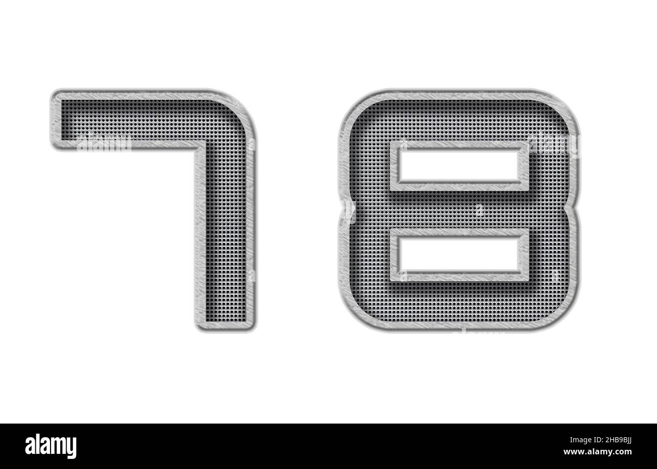 Perforated numbers hi-res stock photography and images - Alamy