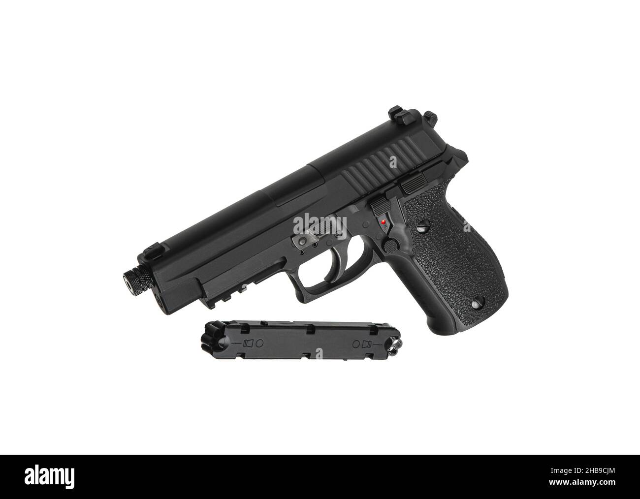 Air gun. Modern pneumatic weapon for air soft, sports and entertainment ...