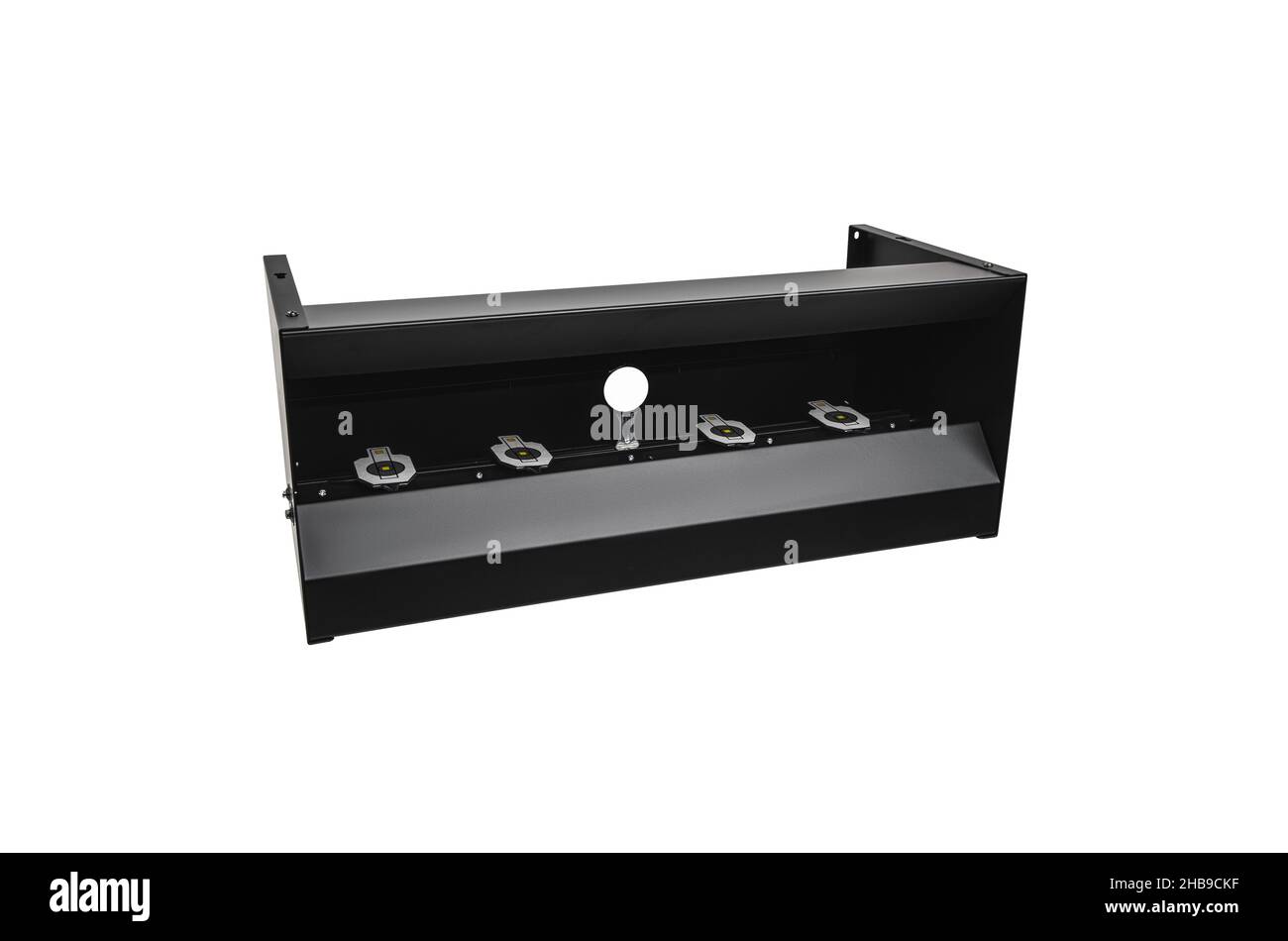 Metal bullet catcher with targets for shooting from pneumatic weapons ...