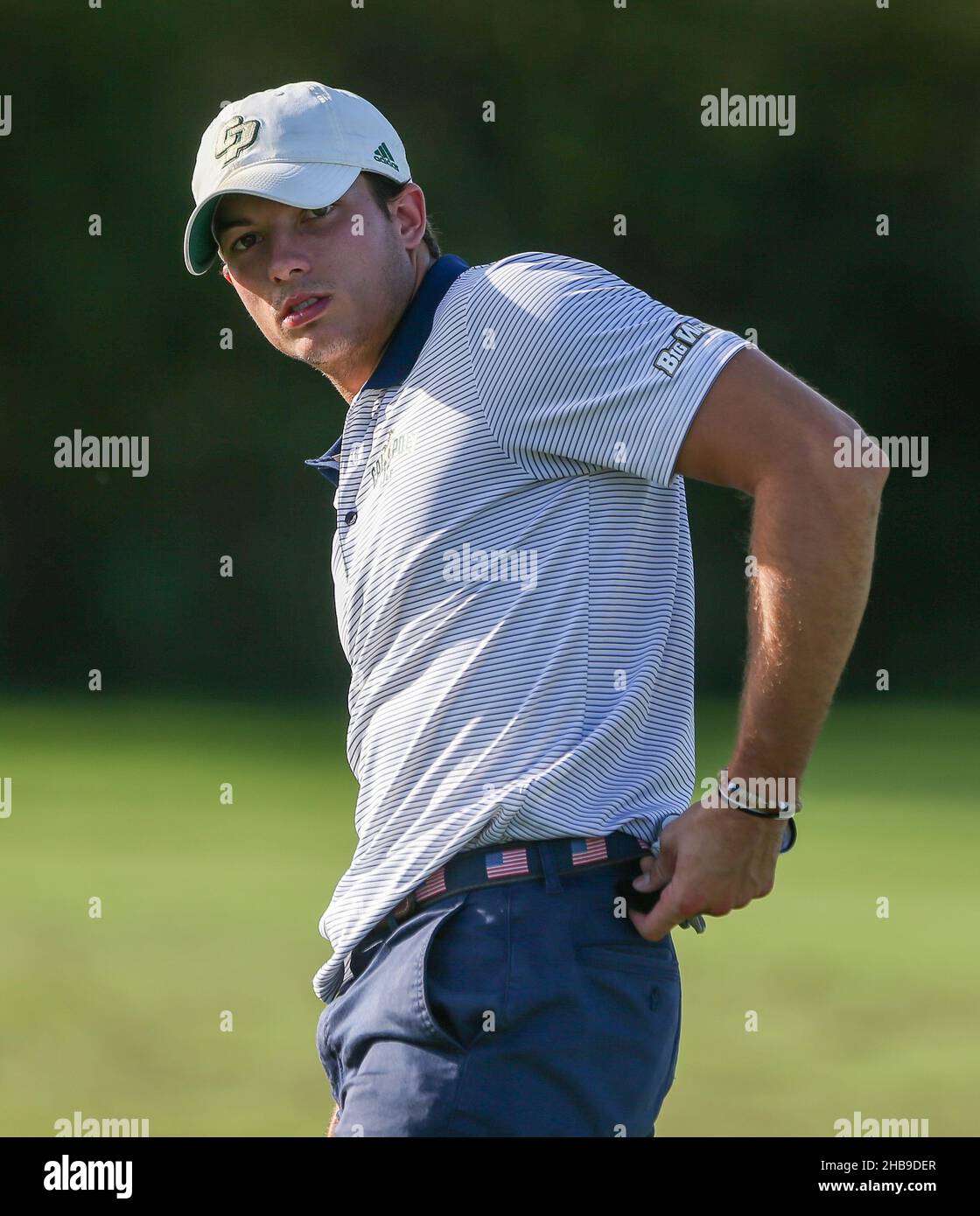 Orlando, Florida, USA. 17th Dec, 2021. Sean Lehman on the driving range ...