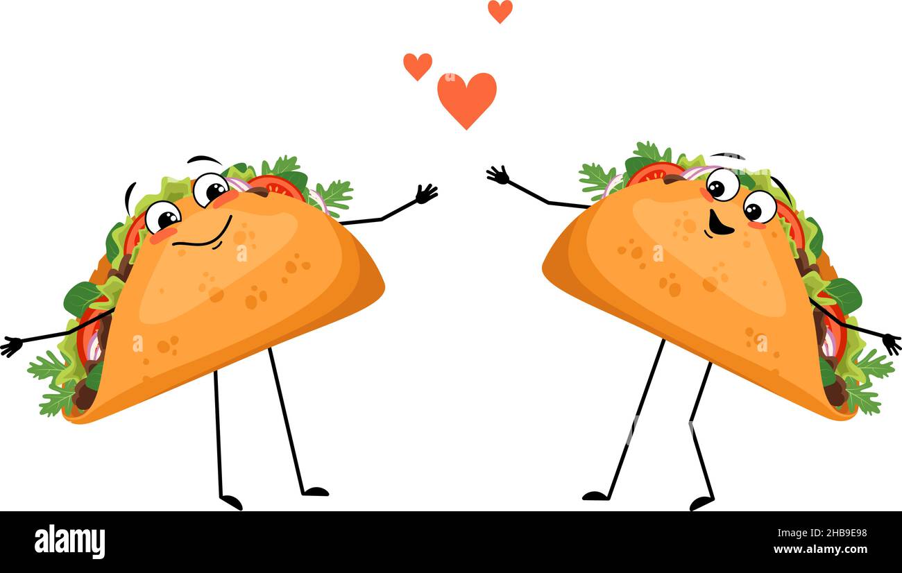 Couple Restaurant Food Salad Stock Vector Images Alamy