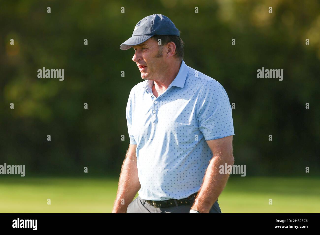 Orlando, Florida, USA. 17th Dec, 2021. Nick Faldo on the driving range ...