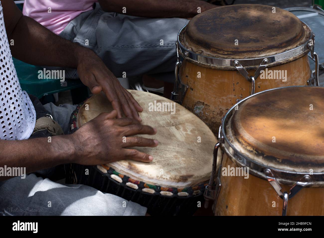 Salv Musicians playing instruments in the last lesson of the year of ...