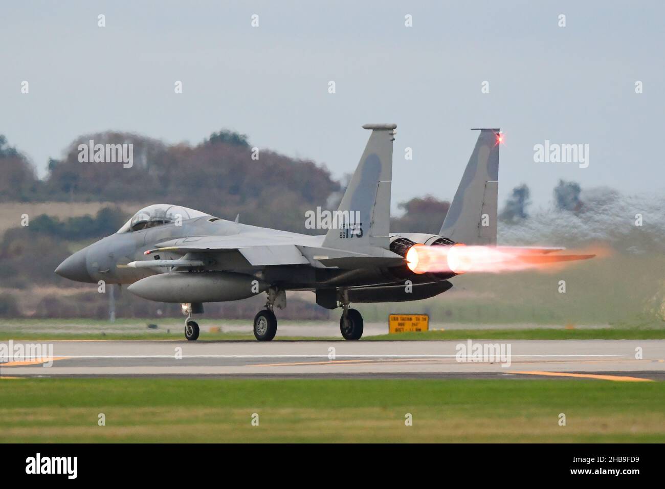 LN AF 86 175 U.S. Air Force McDonnell Douglas F-15C Eagle of the 493rd Fighter Squadron (Grim ...