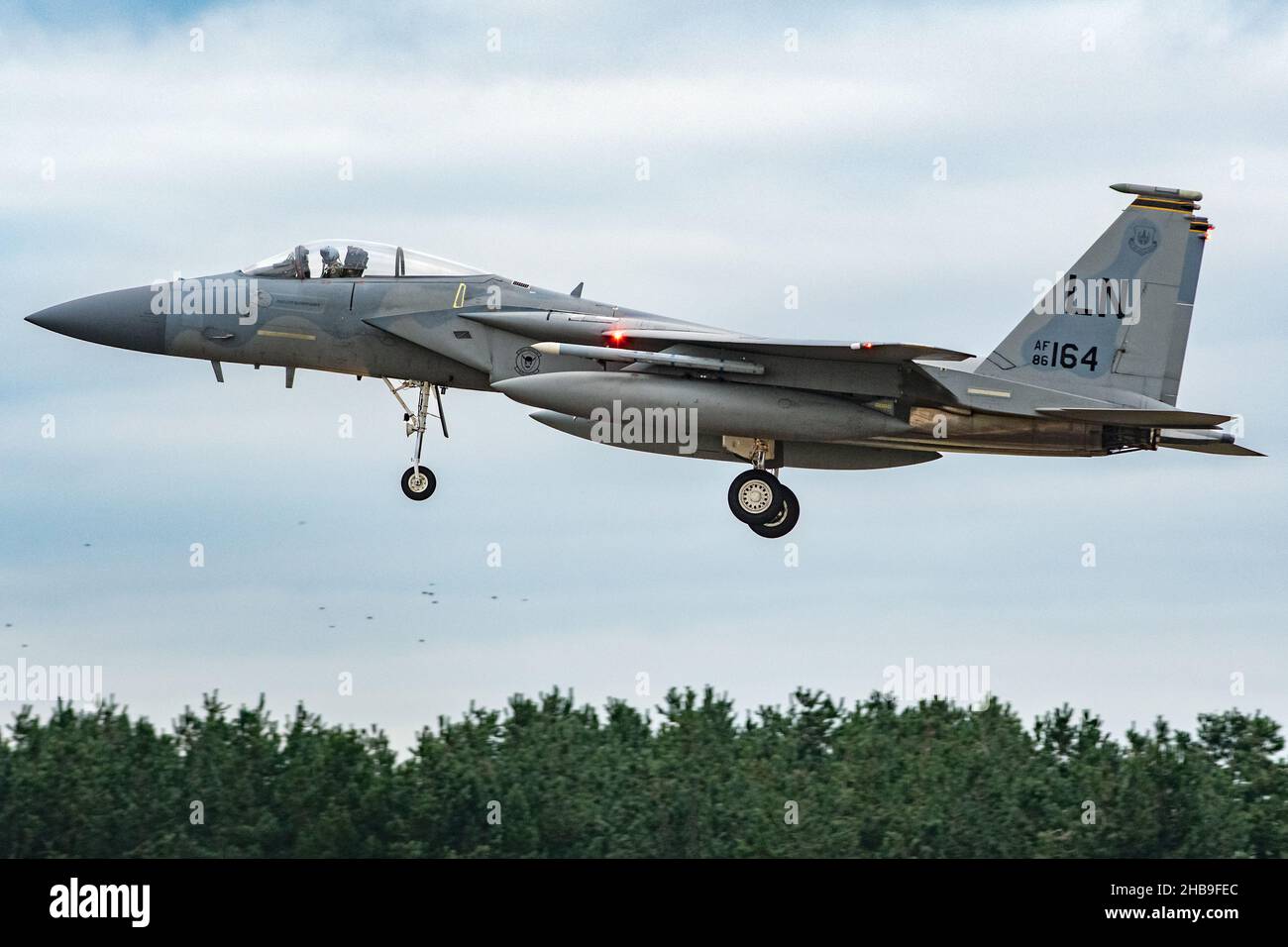 LN AF 86 164 U.S. Air Force McDonnell Douglas F-15C Eagle of the 493rd ...
