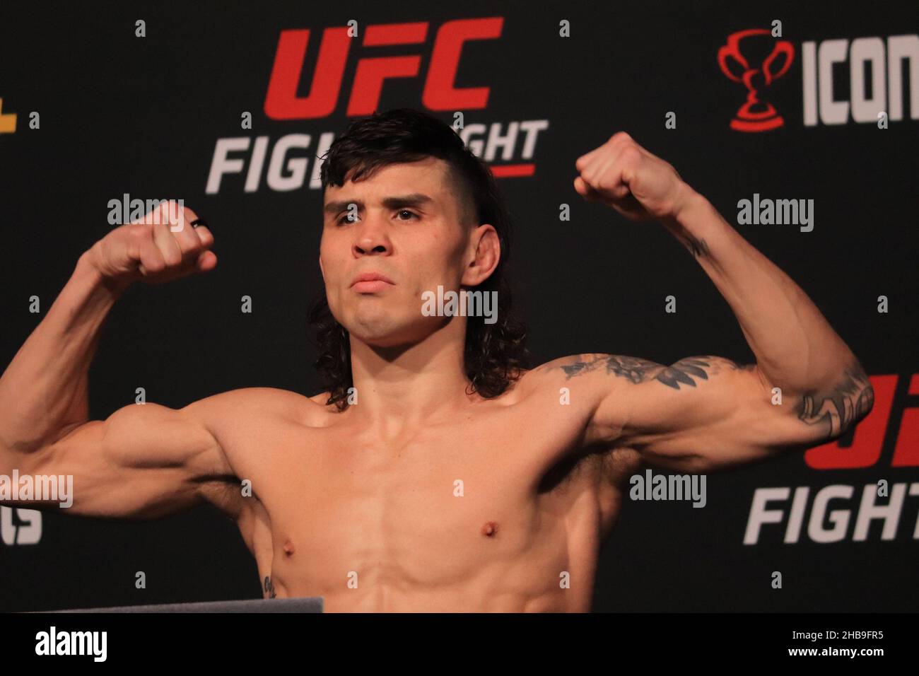 Las Vegas, USA. 17th Dec, 2021. LAS VEGAS, NV - DECEMBER 17: Ricky ...