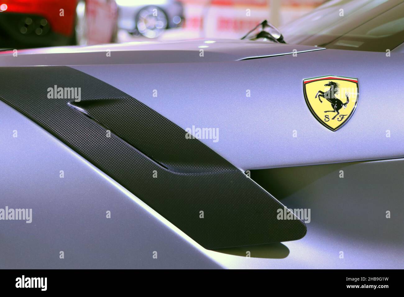 Modena, Italy, December 2021, MEF Ferrari Museum Casa Enzo Ferrari ...