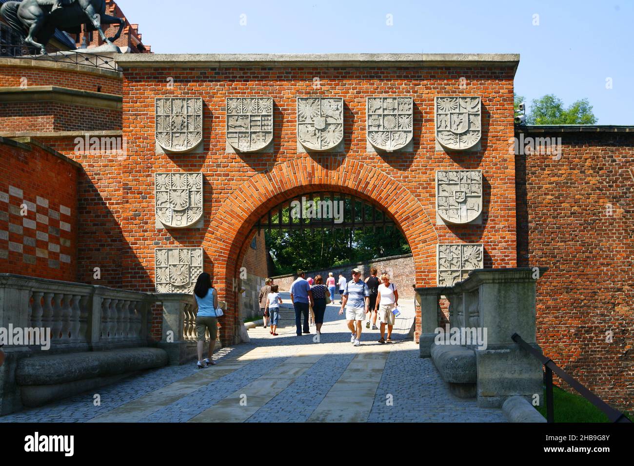 Poland, Cracow, Wawel castle, Heraldic Gate Stock Photo - Alamy