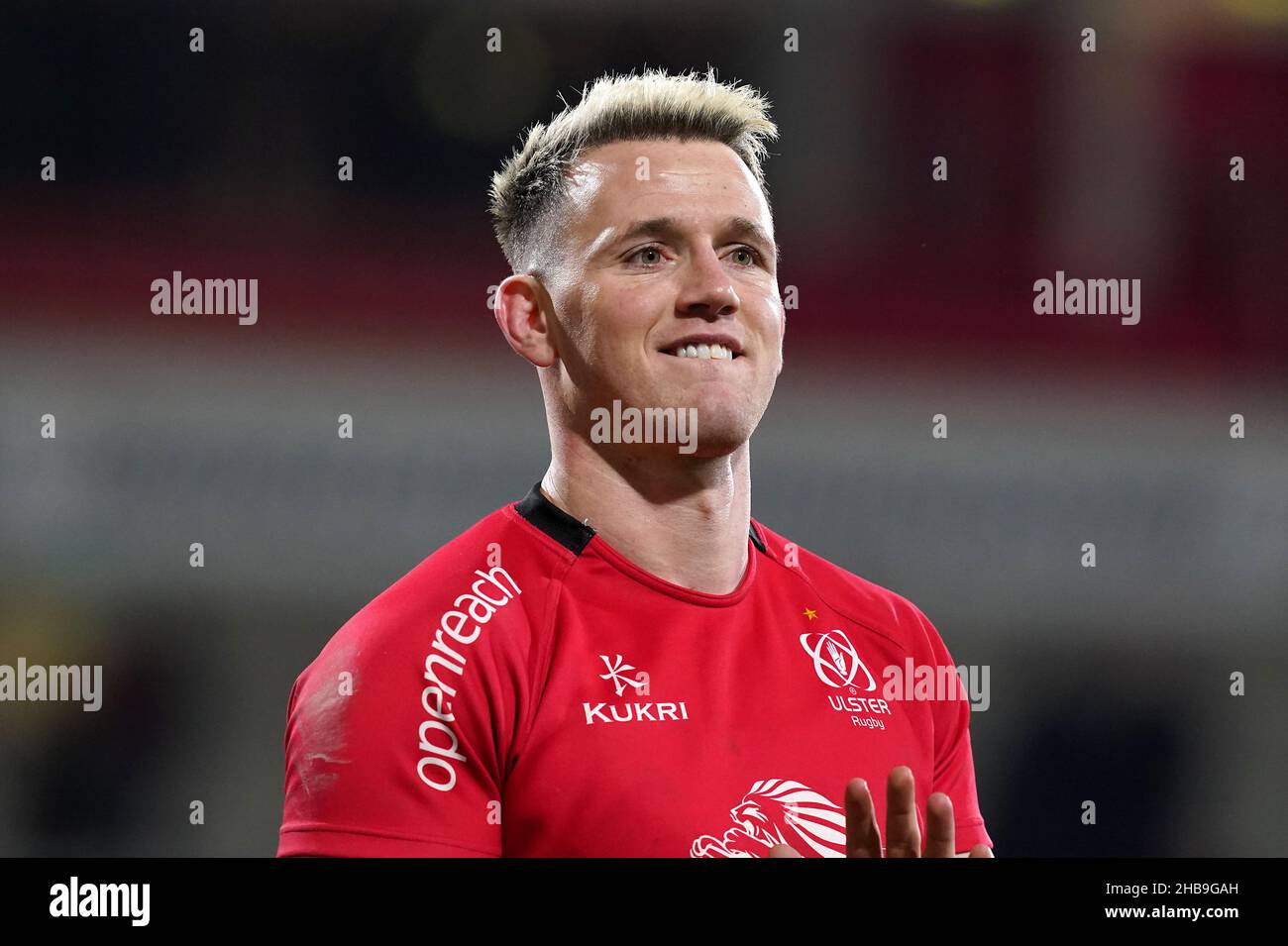 Ulster's Craig Gilroy celebrates after the final whistle of the ...